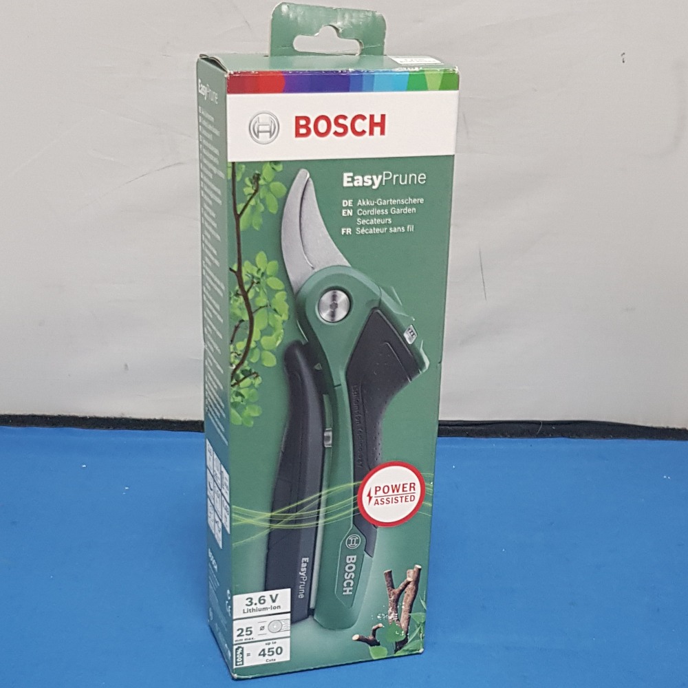 New Bosch Easy Prune Cordless Garden Secateurs With 3.6V Lithium ...
